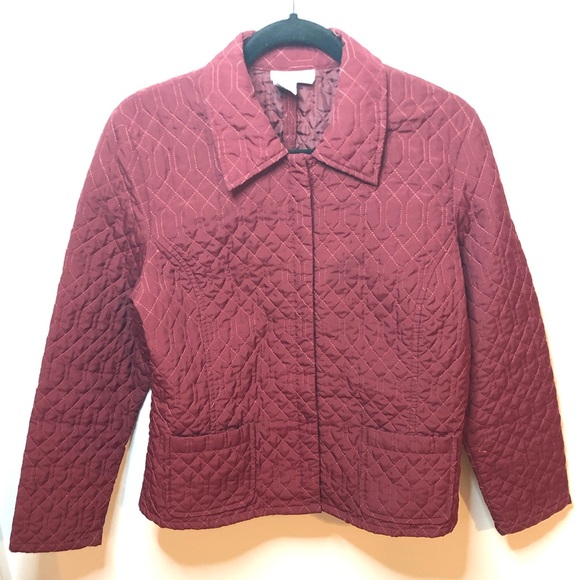 Chelsea Studio | Jackets & Coats | Chelsea Studio Maroon Lightweight ...